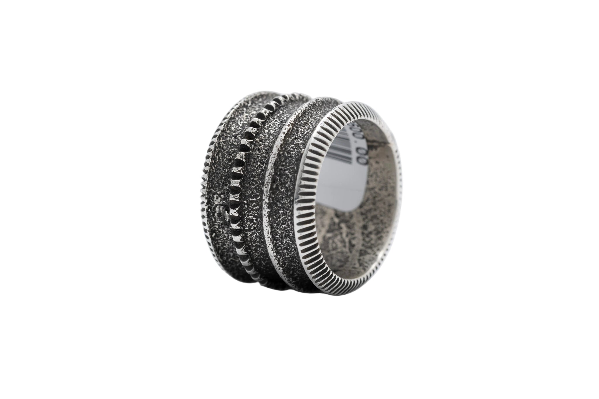 Tufa Cast Ring By Navajo Silversmith Harrison Jim – Ellis Tanner ...